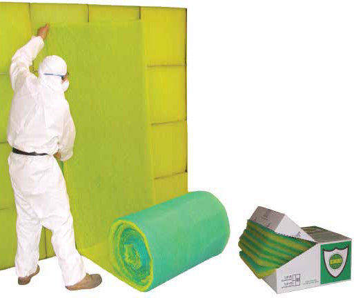 Chemco 20"x20"x1.5" GPF Ultra Fiberglass Paint Spray Booth Exhaust Fil ...