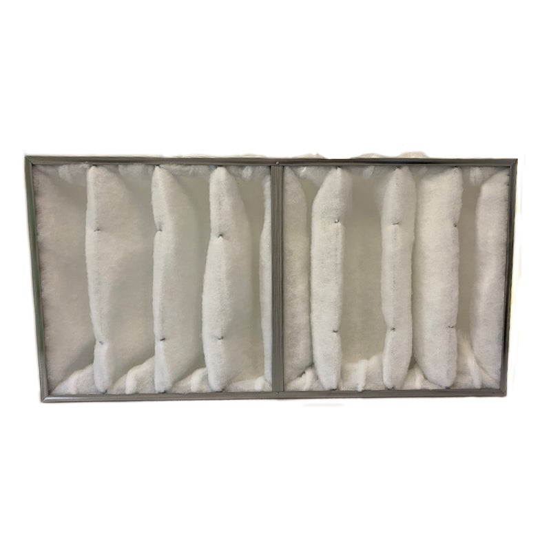Chemco 23.5"x46"x9" 8-Pkt Prefilter Bag White Scrim w/ 1.25" Header 2 ...